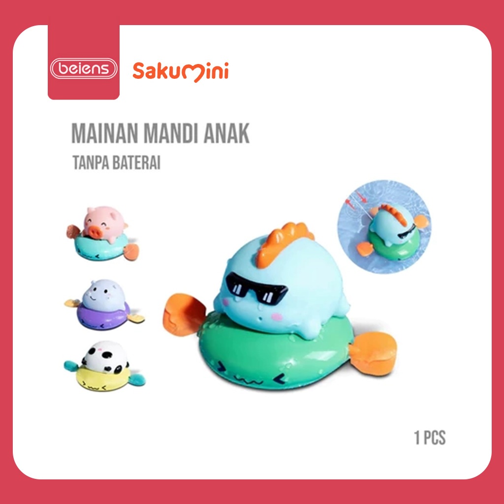 Jual Beiens X Sakumini Mainan Motorik Mandi Anak Bayi Berenang Air ...