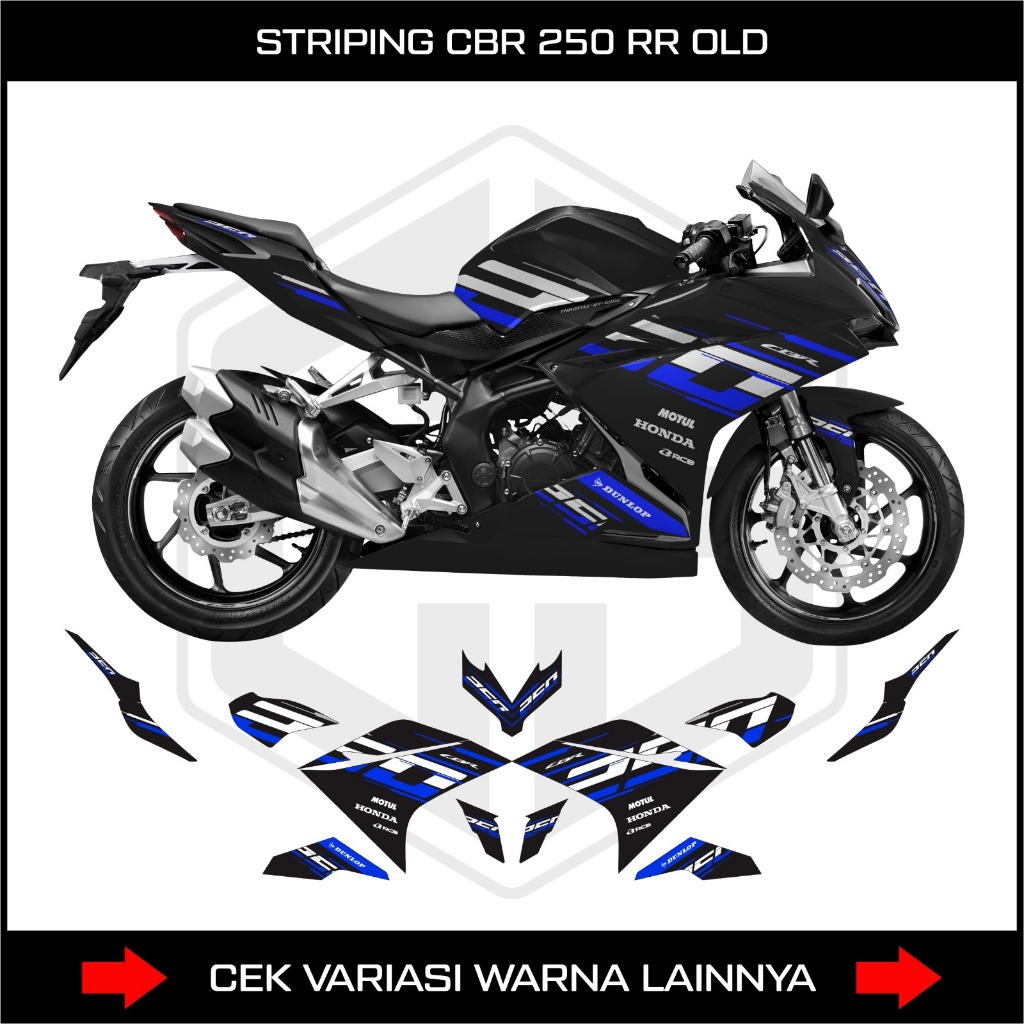 Jual STIKER STRIPING HONDA CBR 250RR K64 / STICKER DECALS MOTORCYCLE ...