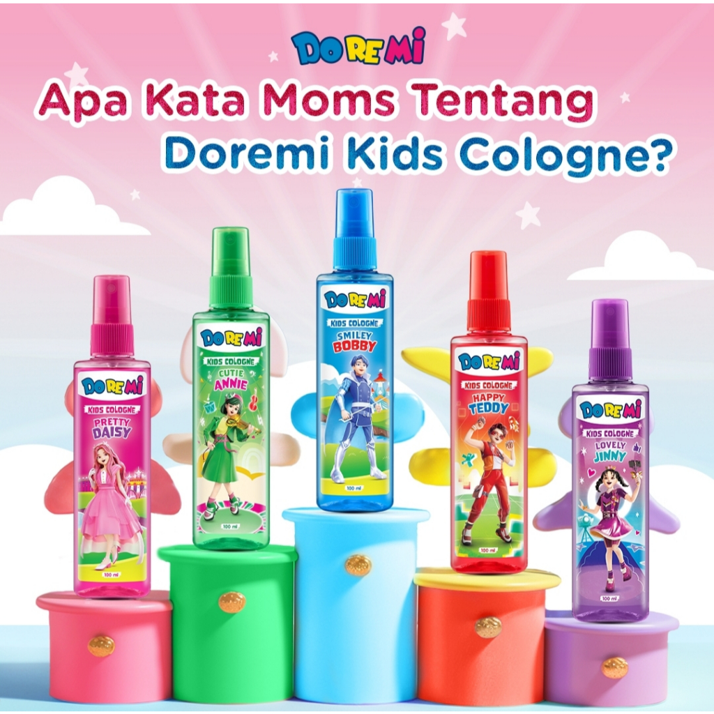 Jual Doremi Kids Cologne 60ml / 100ml - All Variant + Hijab Nussa + Boboiboy | Shopee Indonesia