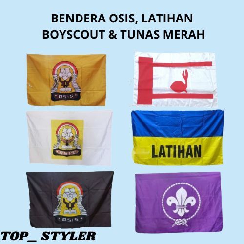 Jual BENDERA SMP, SMA, OSIS, BOYSKOT & LATIHAN | Shopee Indonesia