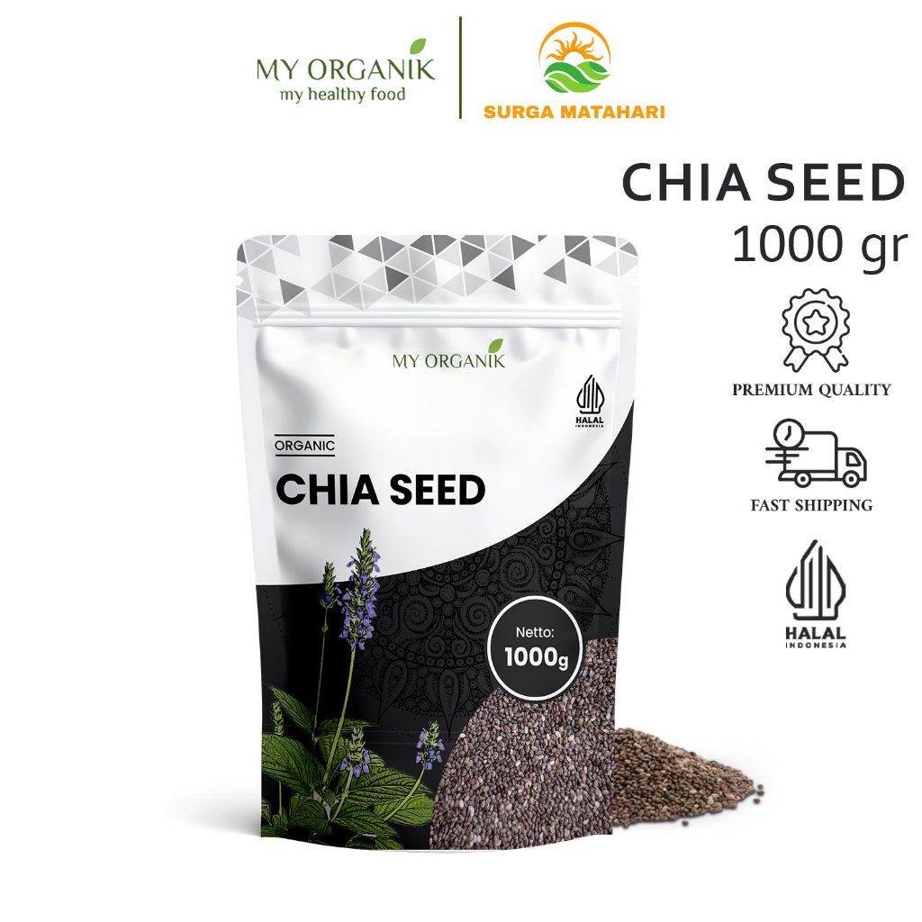 Jual My Organik Chiaseed Organik Chia Seed Premium Quality 1 Kg ...