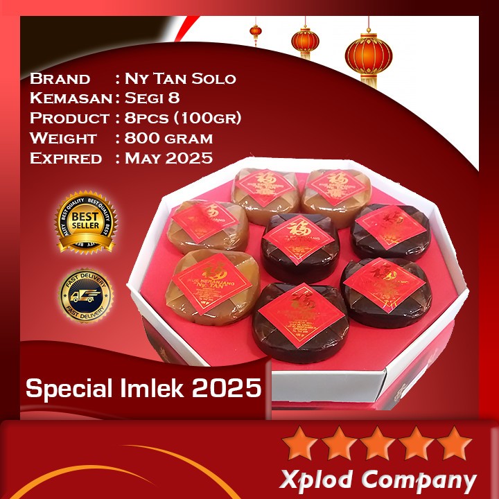 Jual Spesial Imlek 2025 Kue Keranjang Ny Tan Packing Teratai Kemasan ...