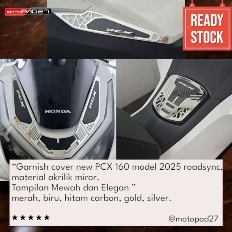 Jual Garnish Motor PCX 160 2025 Roadsync Akrilic Premium | Shopee Indonesia