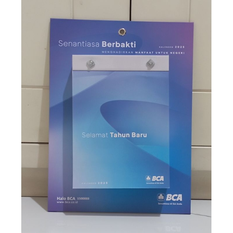 Jual Kalender Harian Bank BCA 2025 | Shopee Indonesia