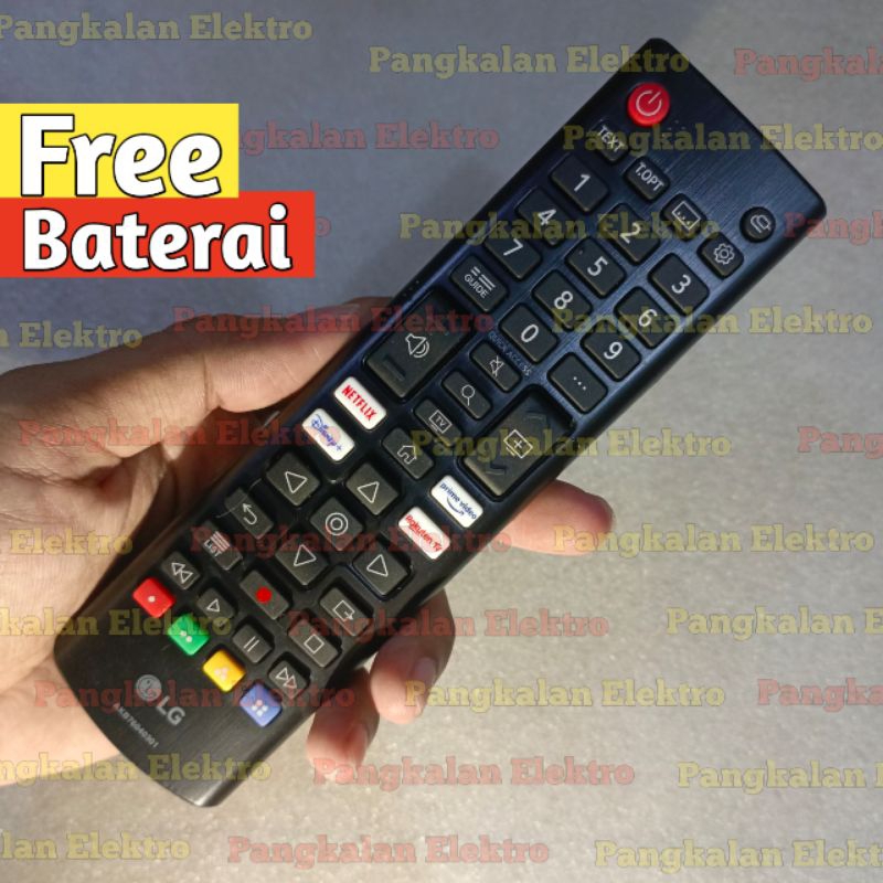 Jual REMOTE TV LG SMART TV ORIGINAL AKB76040301 ASLI FREE BATU BATERAI ...
