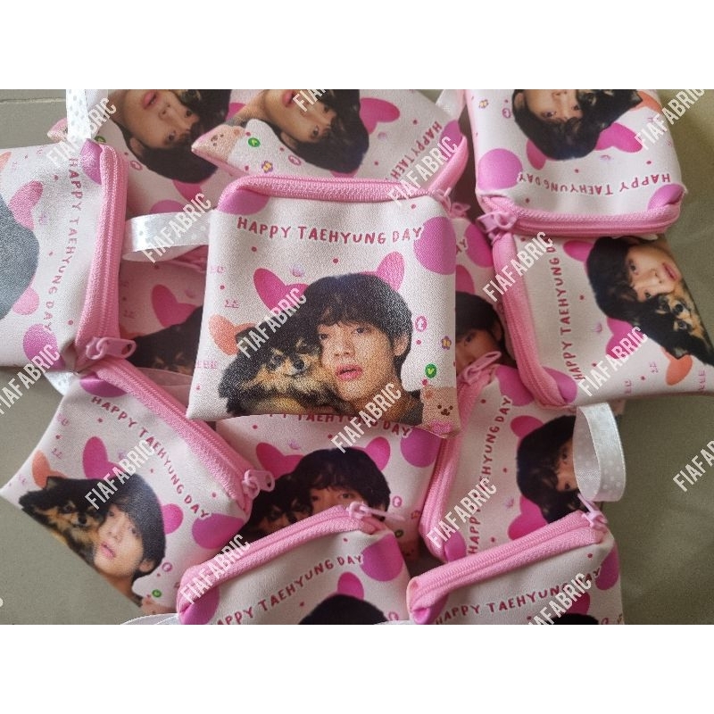 Jual Dompet custom nama | Fiafabric mini pouch souvenir custom | Shopee ...