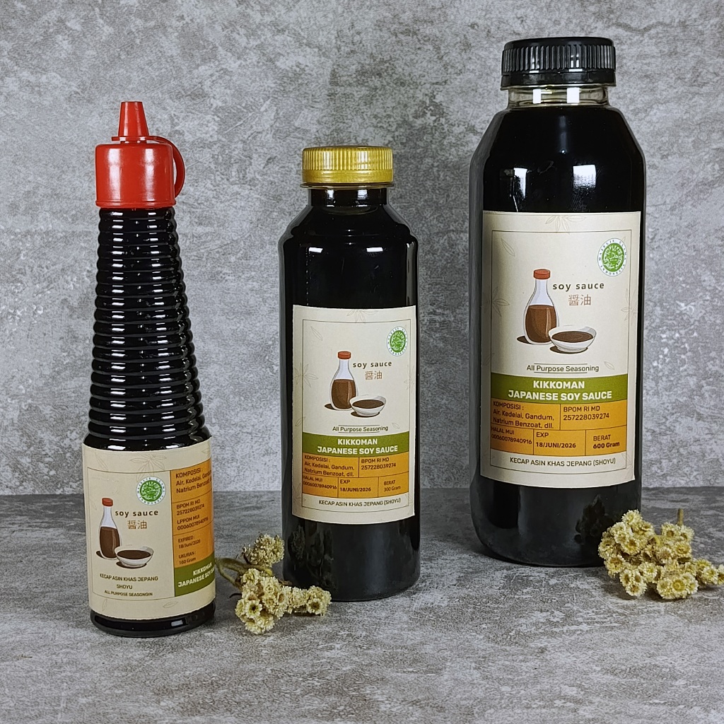 Jual Kikkoman Shoyu Kecap Asin Jepang kemasan Repack Halal ukuran 160 ...