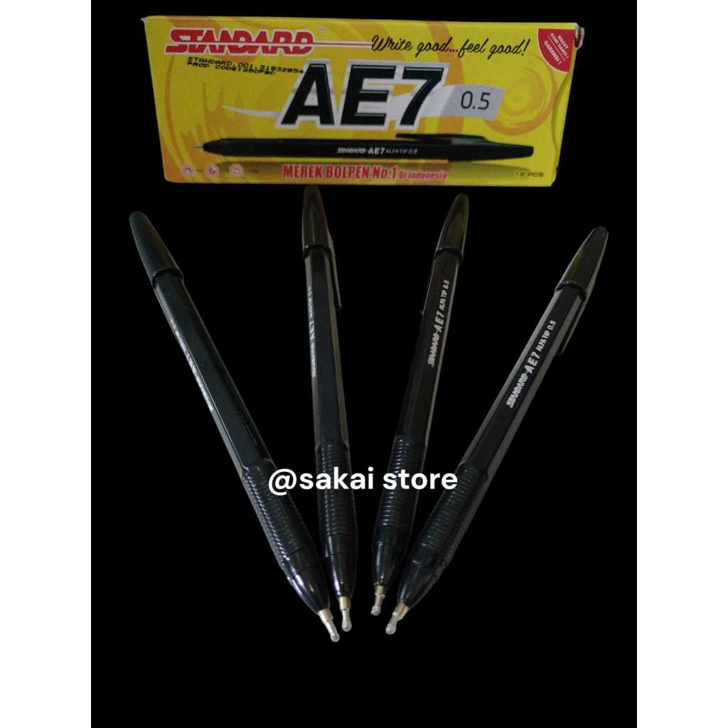 Jual Pulpen Standard AE7 Ukuran 0.5mm | Shopee Indonesia