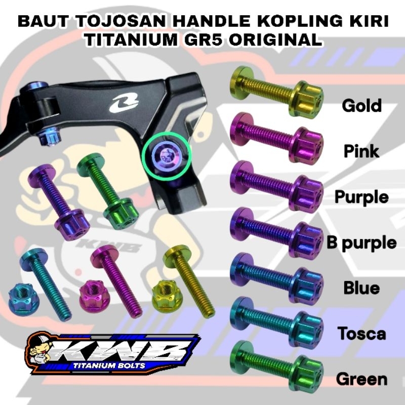 Jual Baut handle kiri baut handle kopling rcb s1 titanium gr5 original | Shopee Indonesia