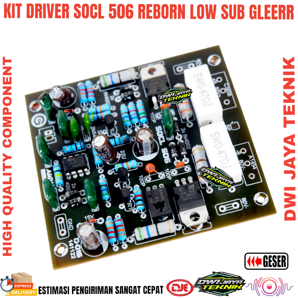 Jual Kit Driver SOCL 506 Reborn Character LOW SUB GLEERR | Shopee Indonesia