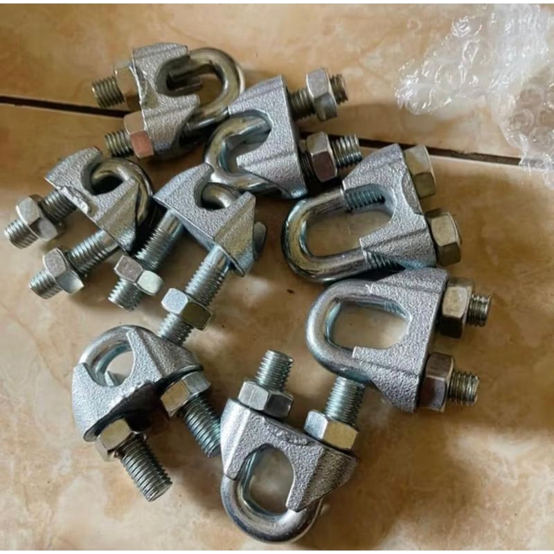 Jual Klem Seling 16mm/20mm/22mm/ Kuku Macan Clamp Sling Penjepit Clamp ...