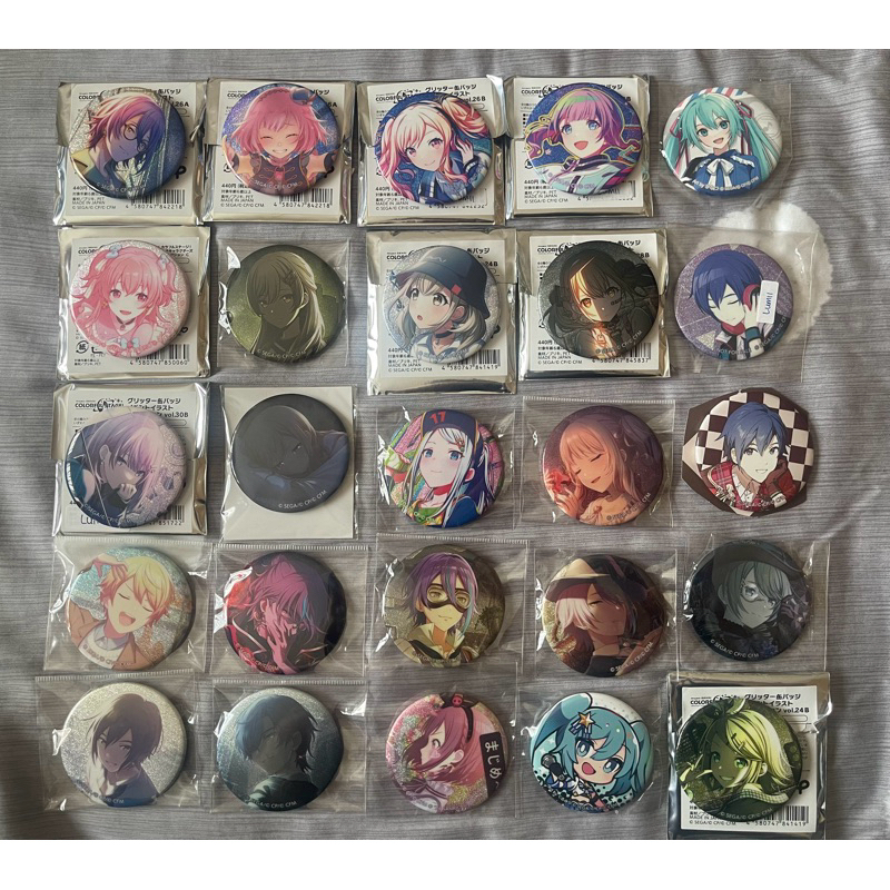 Jual Project Sekai Glitter Event Can Badge Rui Emu Honami Saki Airi ...