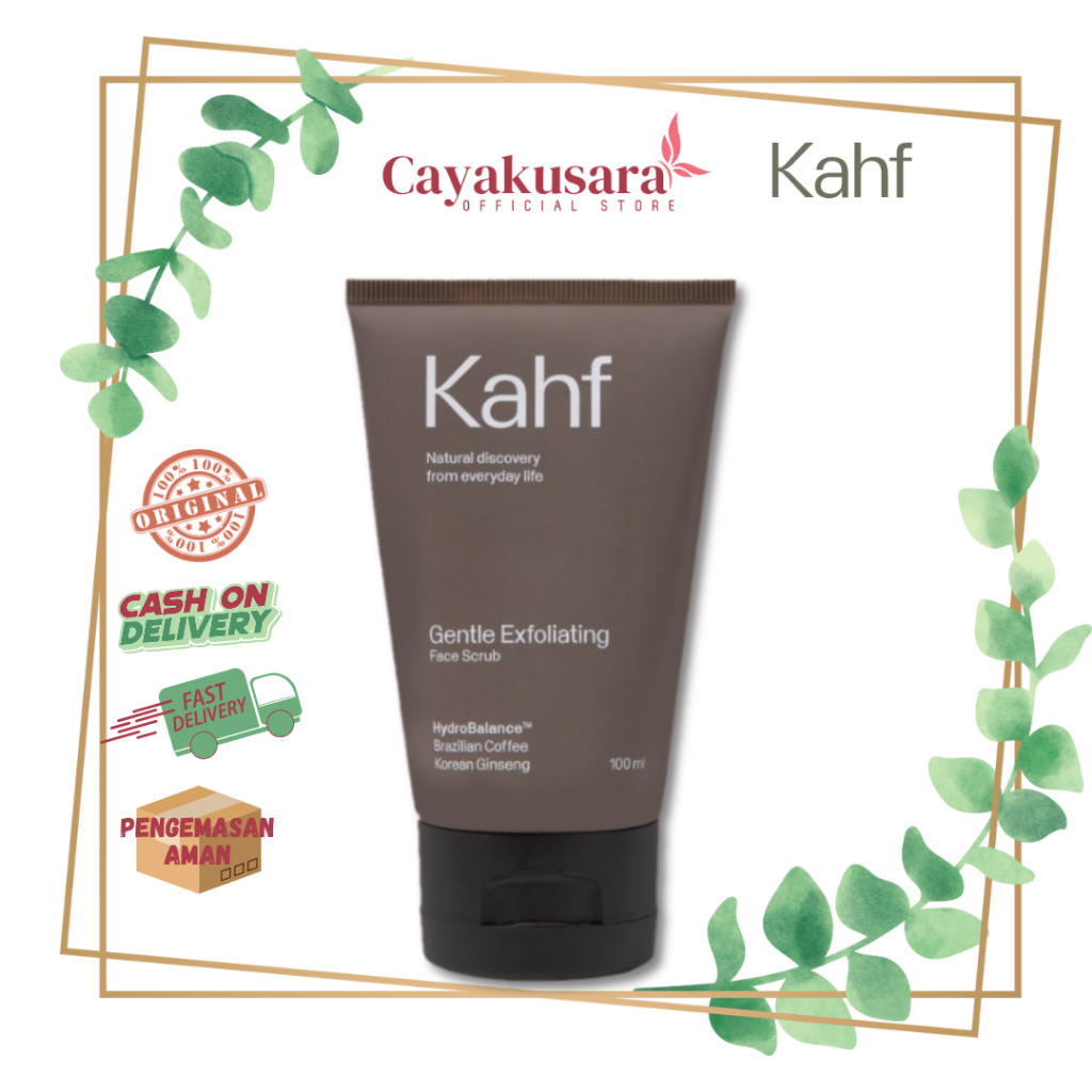 Jual Kahf Gentle Exfoliating Face Scrub 100 ml - Memudarkan Noda Hitam ...