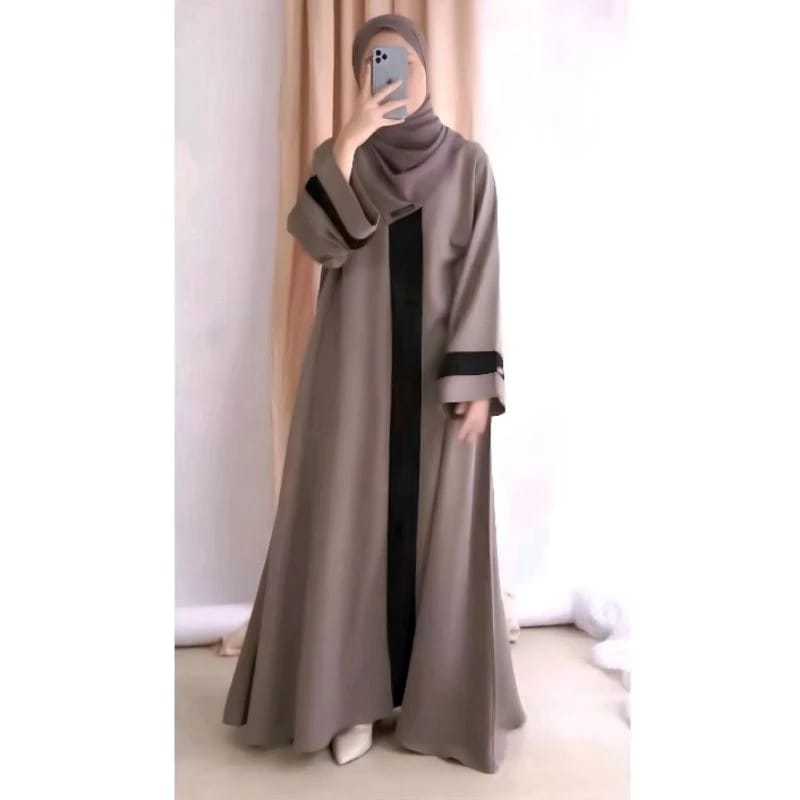 Jual Faeza Collection Gamis Abaya Dubai Remaja Turkey Gamis Abaya Polos ...