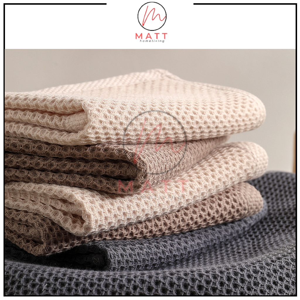 Jual MATT Kain Lap Dapur Model Waffle Warna Cantik Estetik / Kain Lap ...