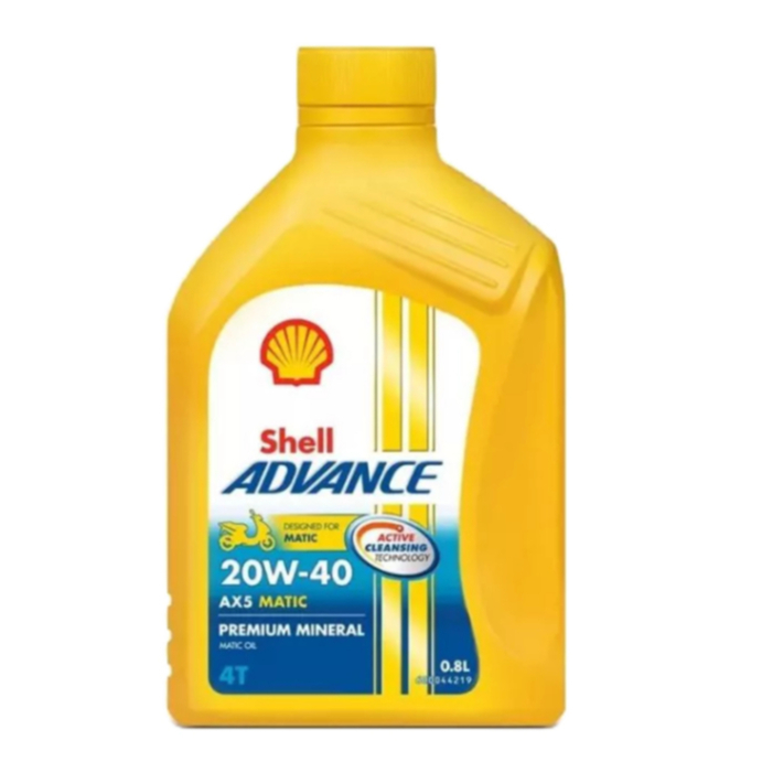 Jual OLI SHELL ADVANCE 4T AX5 MATIC / SCOOTER 20W 40 PREMIUM MINERAL ...