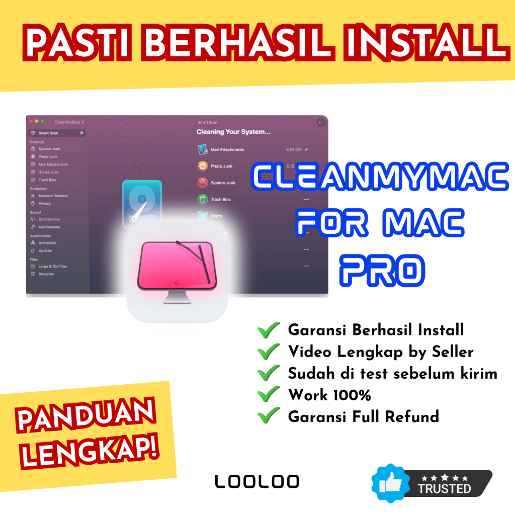 Jual CleanMyMac permanen untuk Mac M1 M2 Intel Aplikasi Pembersih+Antivirus Mac - Clean my mac ...