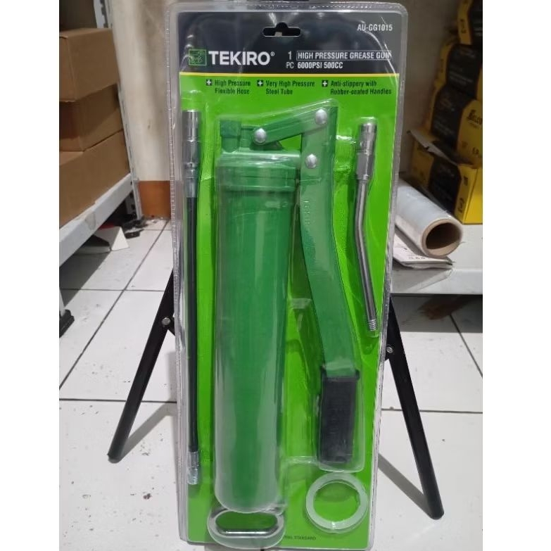 Jual pompa oli gemuk manual / hand grease gun 500 cc original tekiro ...