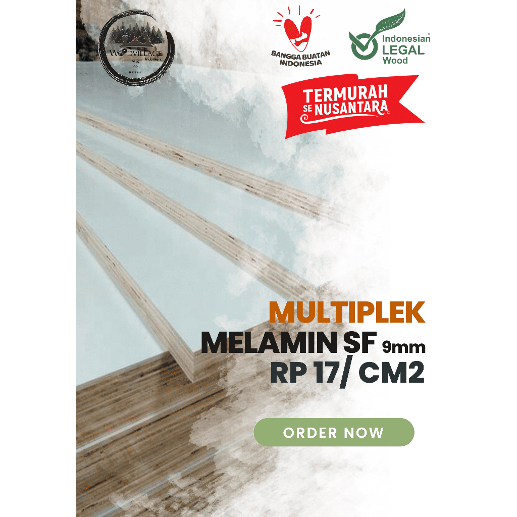 Jual Multiplek Melamin 9mm 9 mm - Multiplek Melamine - Multiplek Putih ...