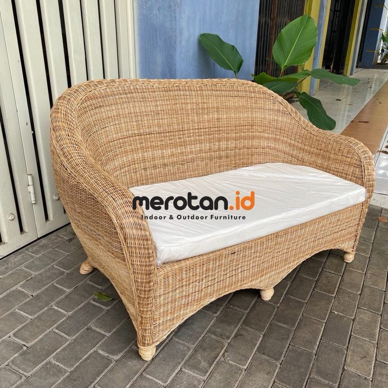Jual Sofa Tamu Rotan Alam / Sofa Rotan / Sofa Ruang Tunggu / Sofa Rotan ...