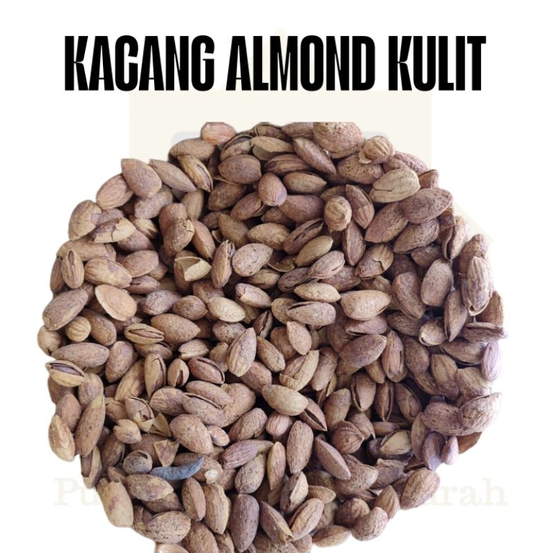 Jual KACANG ALMOND / KACANG ALMOND KULIT / KACANG ALMOND MANIS / OLEH ...
