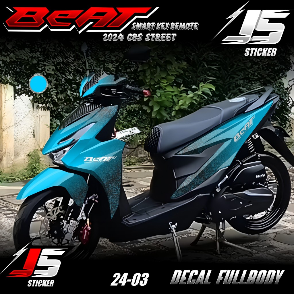 Jual (COD) TERBARU Decal Sticker BEAT CBS STREET DELUXE Smart Key ...