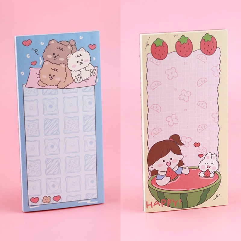Jual Sticky Note | Memo Note | Memopad | Note Kertas Lucu Cute sticky ...