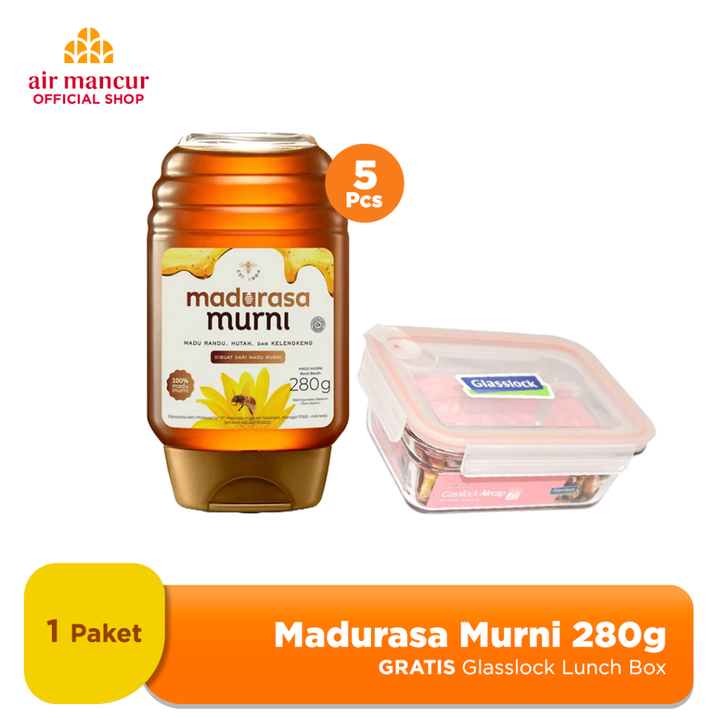Jual Madurasa Murni 280gr (5) FREE Glass Lock Lunch Box | Shopee Indonesia