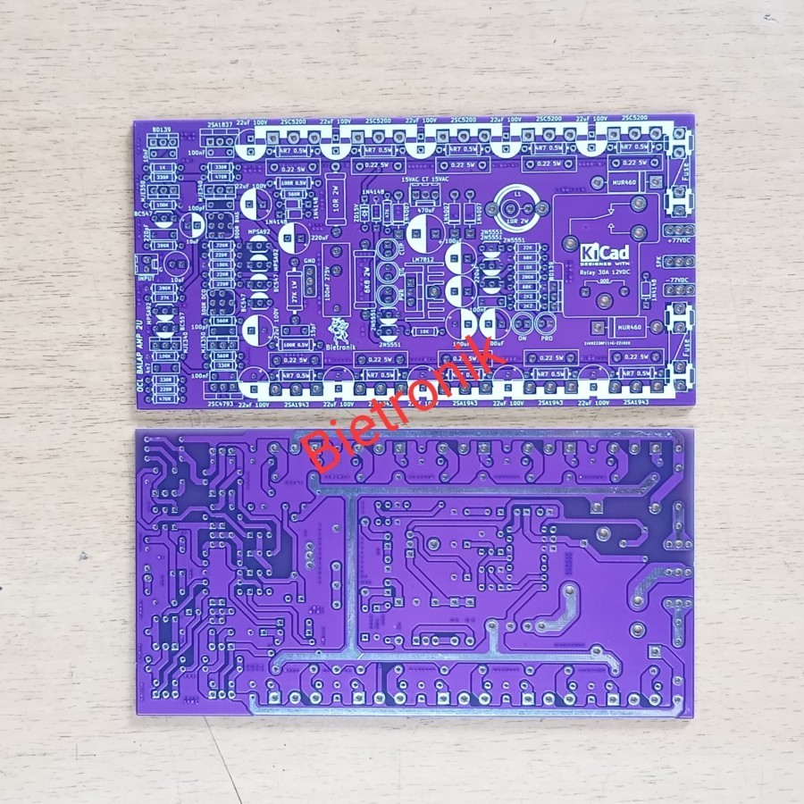 Jual PCB OCL Balap BT500 Amp 2U Dauble Layer | Shopee Indonesia