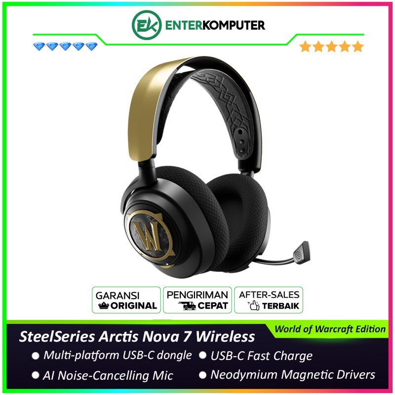 Jual SteelSeries Arctis Nova 7 Wireless World of Warcraft Edition ...