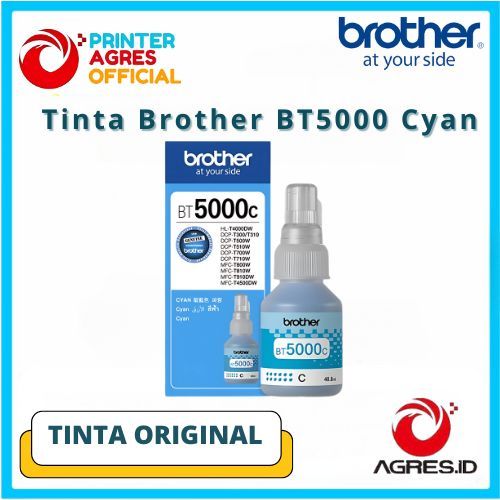 Jual BROTHER TINTA PRINTER BT-5000 CYAN BT 5000 ORIGINAL | Shopee Indonesia