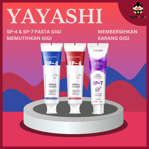Jual YAYASHI SP-4 &SP-7 Pasta Gigi Membersihkan Karang Gigi&Memutihkan ...