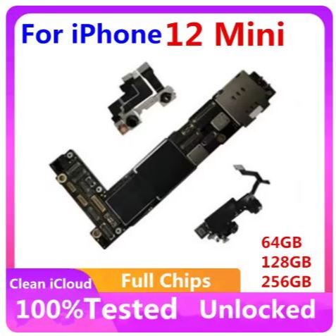 Jual Clean iCloud Unlocked For iPhone 12 MIni Motherboard Mainboard ...