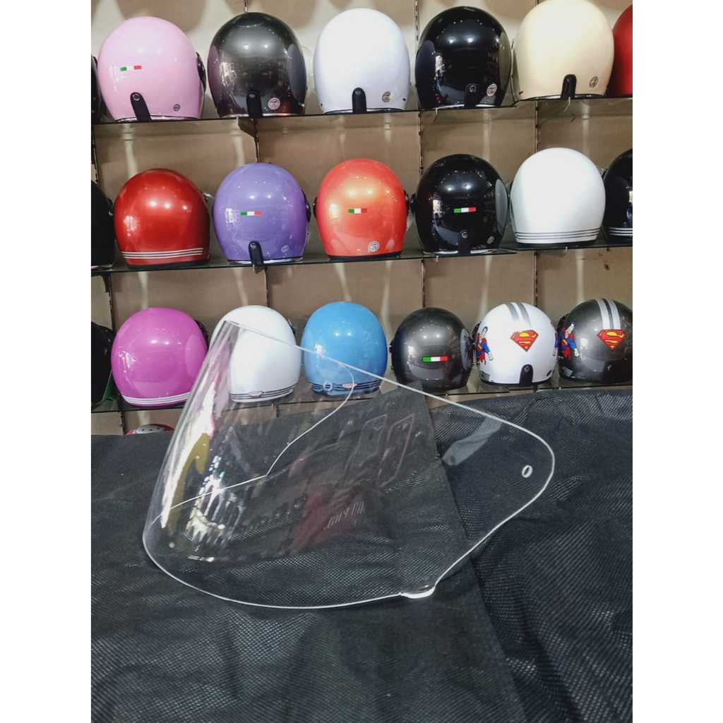 Jual Kaca Helm Gringgo warna Bening/Clear dan Baut 2 pcs (1 pasang ...