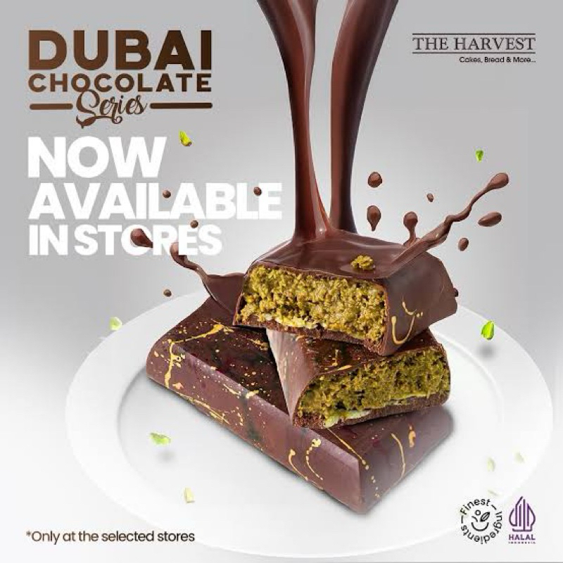 Jual THE HARVEST COKLAT DUBAI PISTACHIO KUNAFA VIRAL | Shopee Indonesia