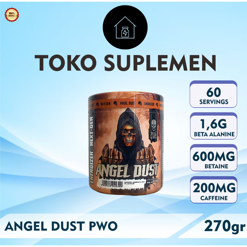 Jual SKULL LABS SKULABS ANGEL PREWORKOUT DUST ANGELDUST 60 SERVINGS ...