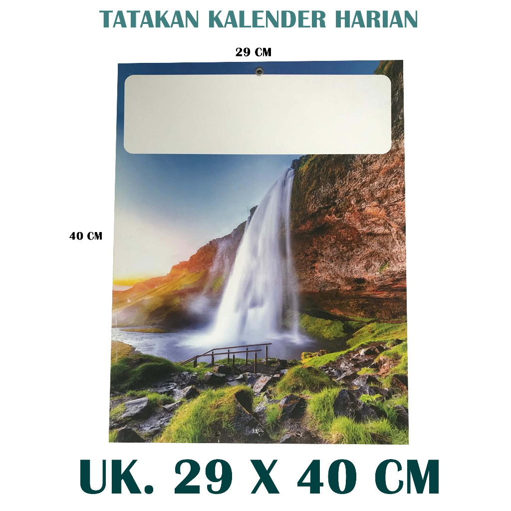 Jual TATAKAN KALENDER PAPAN HARIAN SOBEK MOTIF UKURAN ( 29 X 40 CM ...