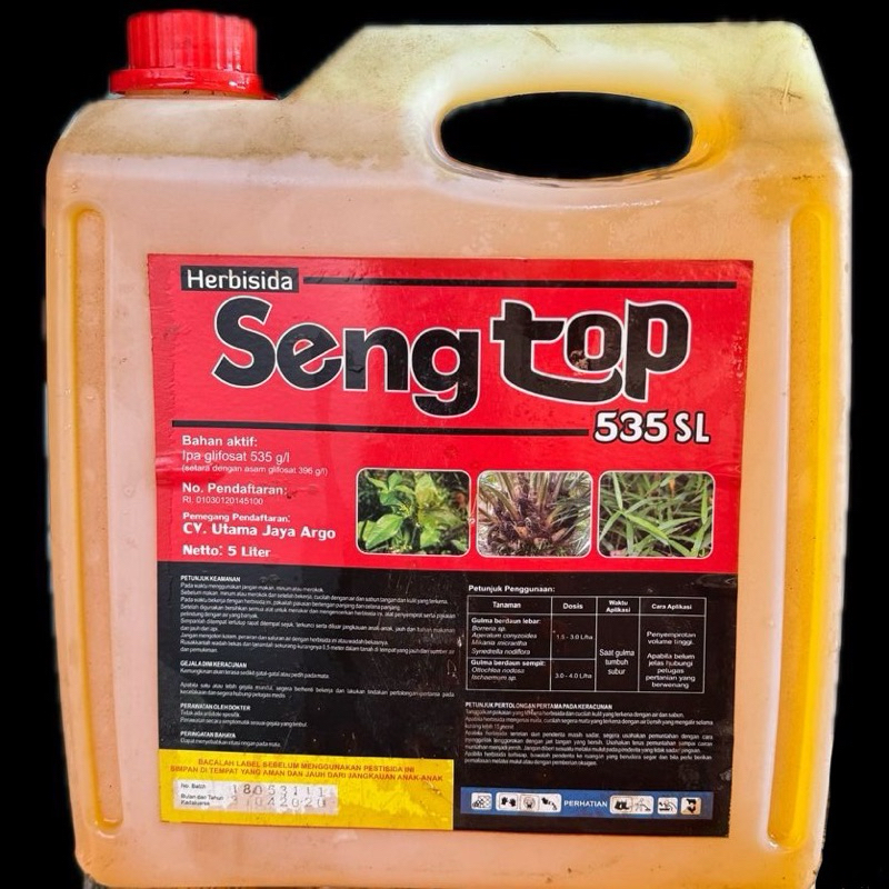 Jual HERBISIDA SENG TOP/SENGTOP 535 SL 5 LITER/RACUN SISTEMIK GULMA ...