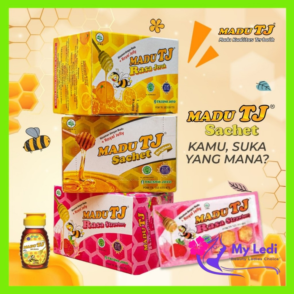Jual Madu Tj Kemasan Sachet 1 Box Isi 12 Sachet | Mengandung Royal ...