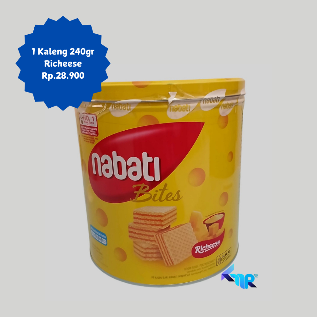 Jual Nabati Bites Wafer Kaleng 240Gr / Richeese Nabati | Shopee Indonesia