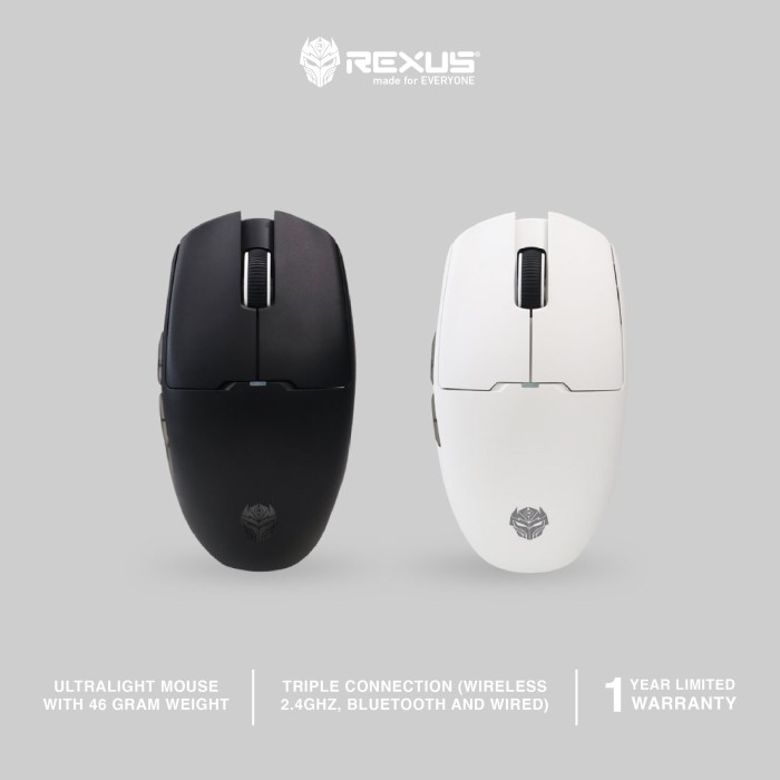 Jual Rexus Mouse Gaming RIVA RX-120 Lightweight Triple Connection ...