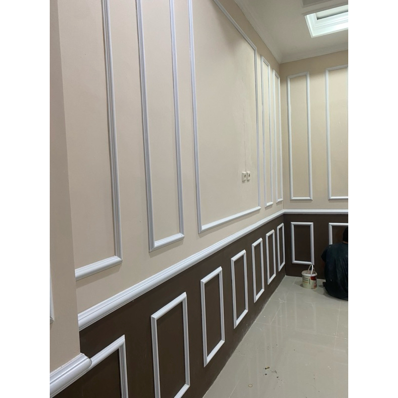 Jual Lis molding pvc dinding terpasang | Shopee Indonesia