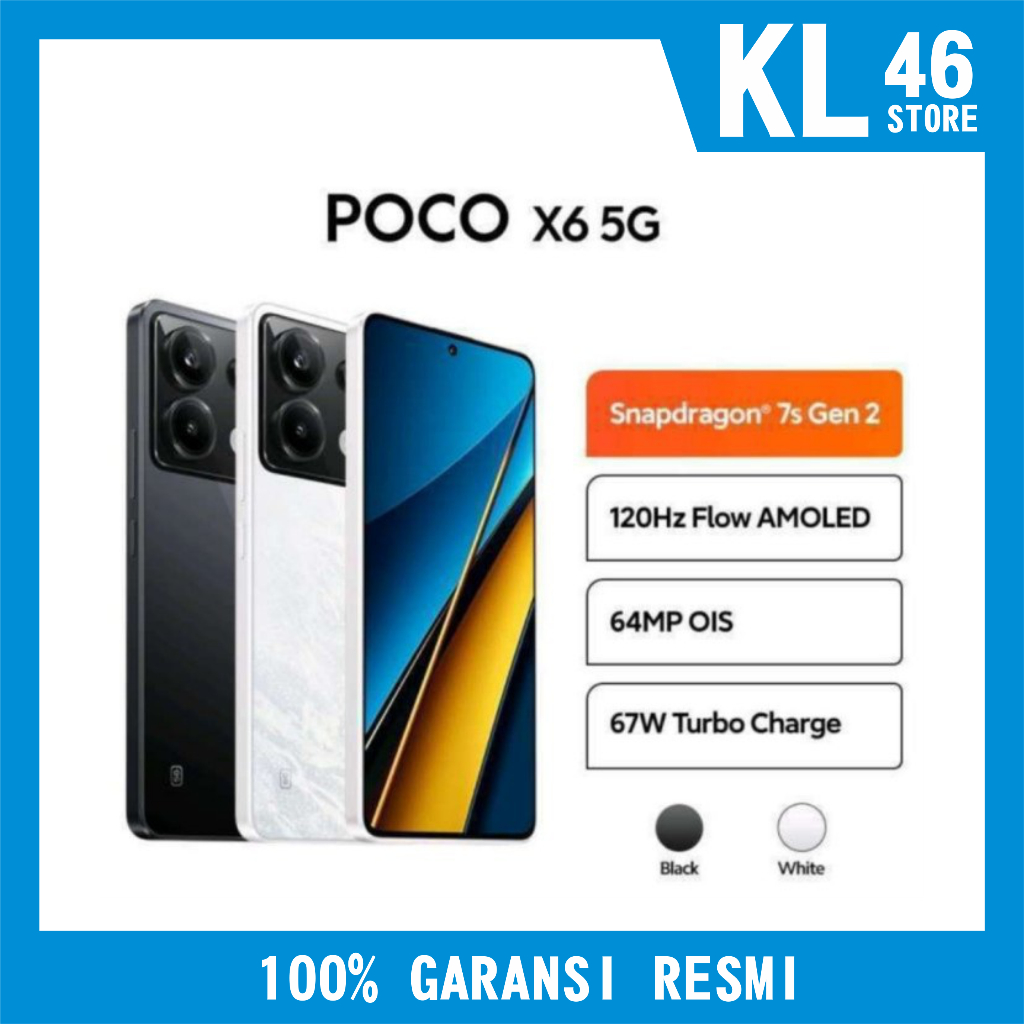 Jual POCO X6 5G 12/256GB Garansi Resmi | Shopee Indonesia
