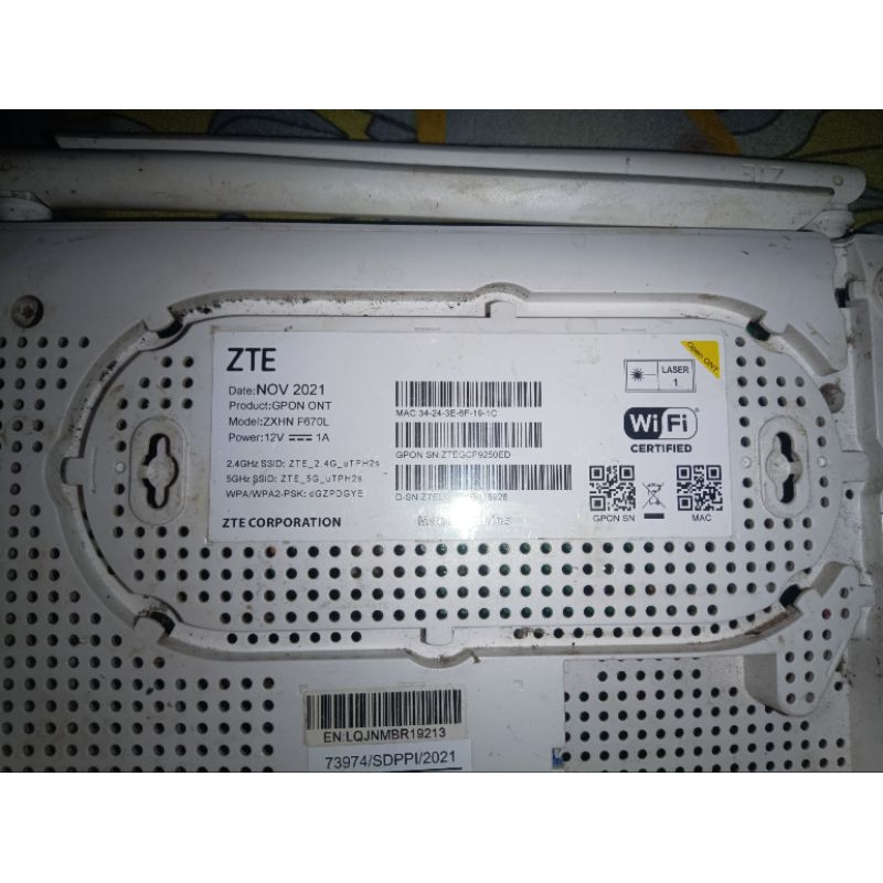 Jual Router wifi ZTE f670l | Shopee Indonesia