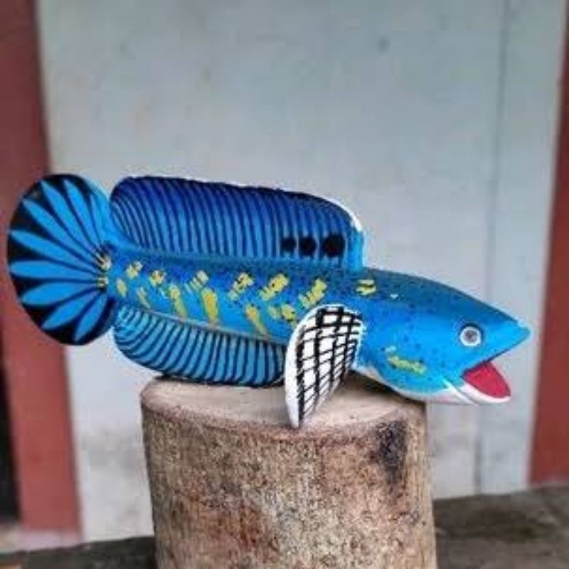 Jual PATUNG BLUE PULCHRA SINGLE TANK (isi iwak) | Shopee Indonesia