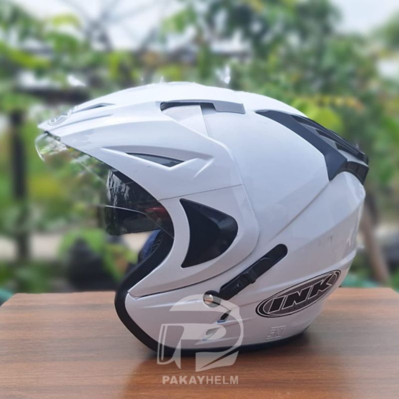 Jual HELM INK DOUBLE VISOR FREE STIKER FREE BOX PACKING | Shopee Indonesia