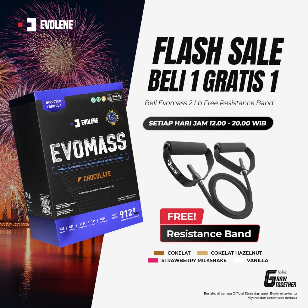 Jual Evolene Paket Evomass 2lb + Resistance Band | Shopee Indonesia