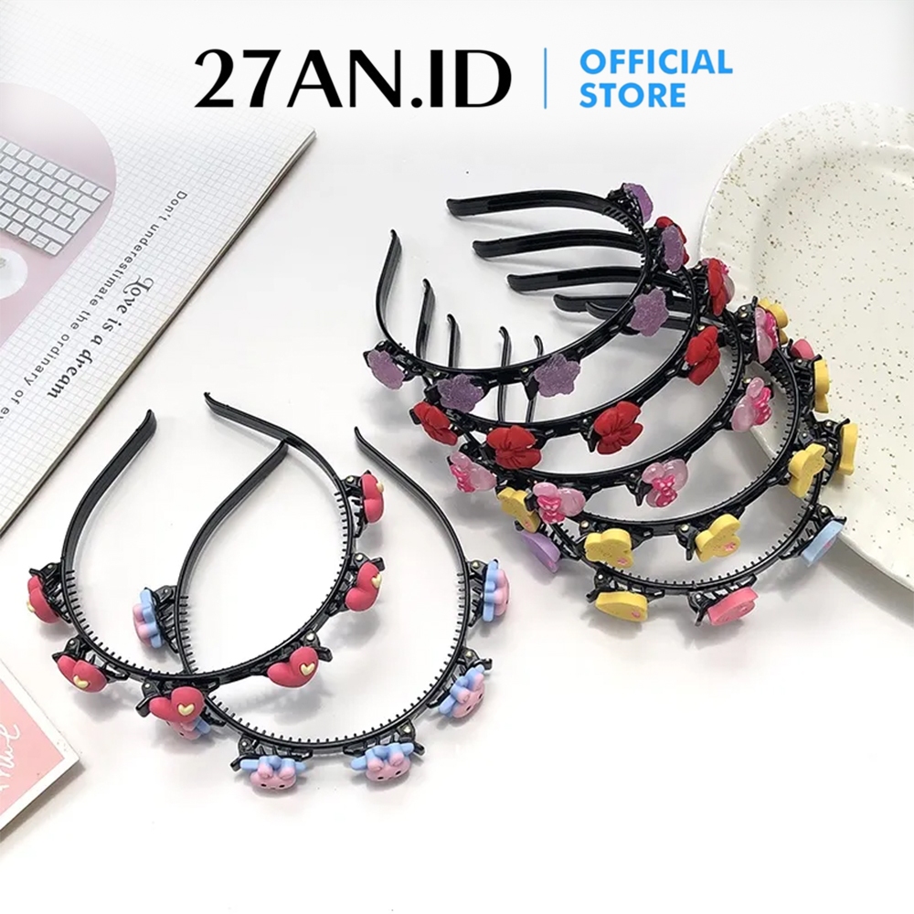 Jual ( 27AN.ID ) Bandana Rambut H473 Bando Anak Motif Lucu / bando ...