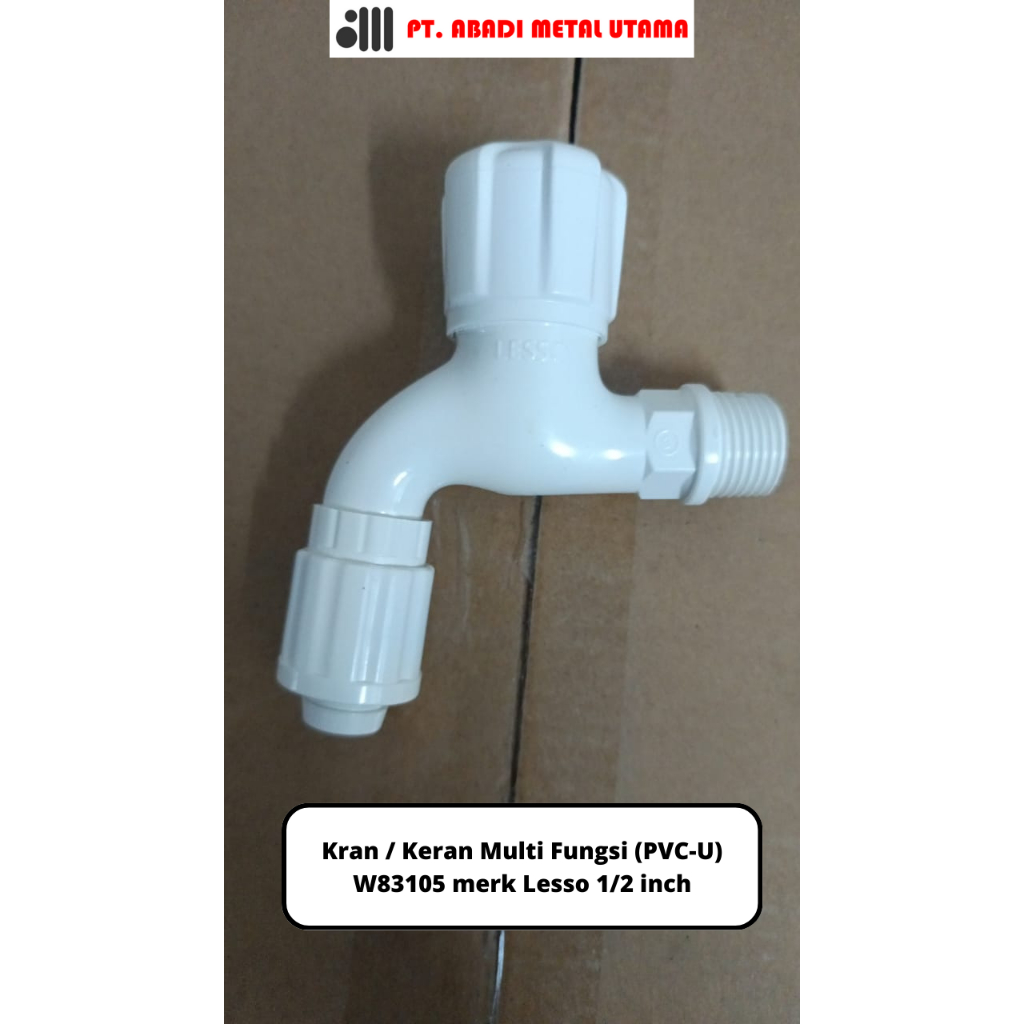 Jual Kran / Keran Multi Fungsi (PVC-U) W83105 merk Lesso 1/2 inch ...