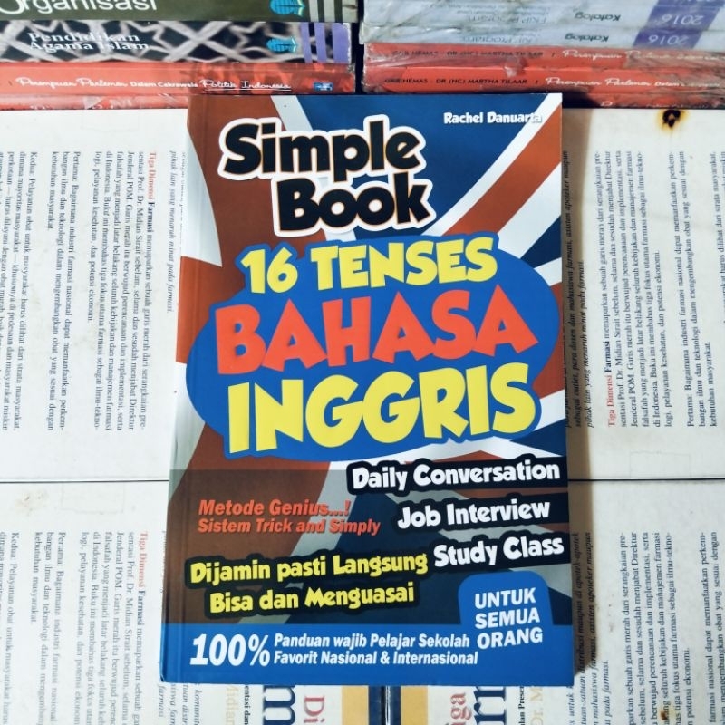Jual SIMPLE BOOK 16 TENSES BAHASA INGGRIS | Shopee Indonesia